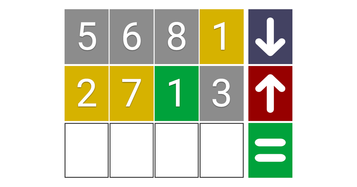 Numbler - 7 Digits